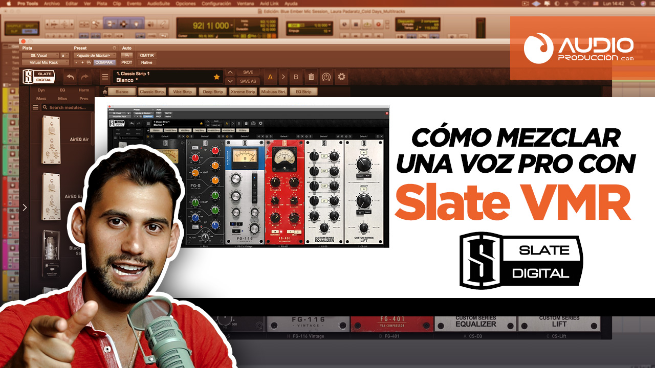 Mezcla voces pro con el Slate VMR - Audio Producción
